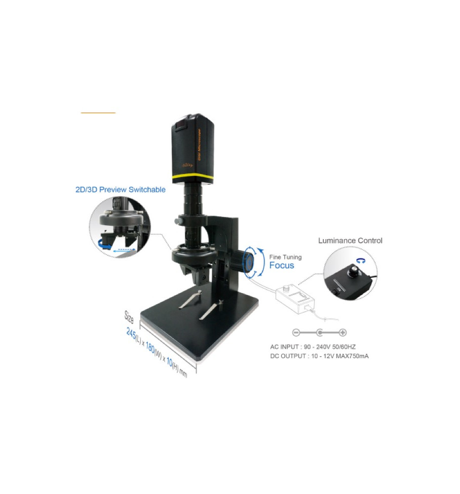 Microscope numérique rotation 360° - Atoo Electronics